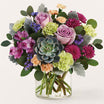 Botanical Dream Bouquet – green, lavender, purple flower arrangement ...